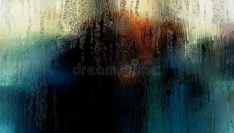 Rain drops on a window stock illustration. Illustration of node - 272704056