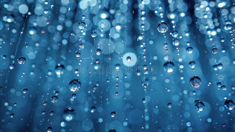 Rain Drops Falling Down on a Window Stock Image - Image of rainy ...