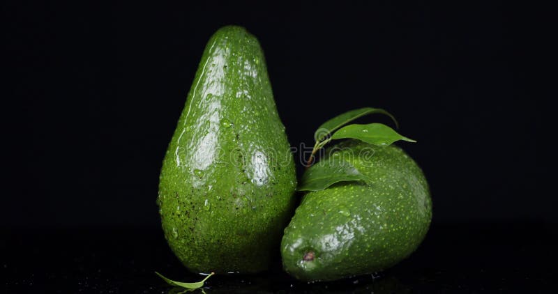 Rain Drops Falling on Fresh Avocado. Stock Video - Video of freshness ...