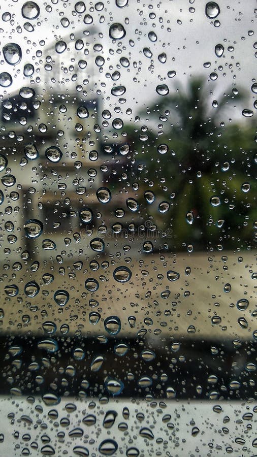 Rain drops on mirror stock image. Image of rain, water - 230029787