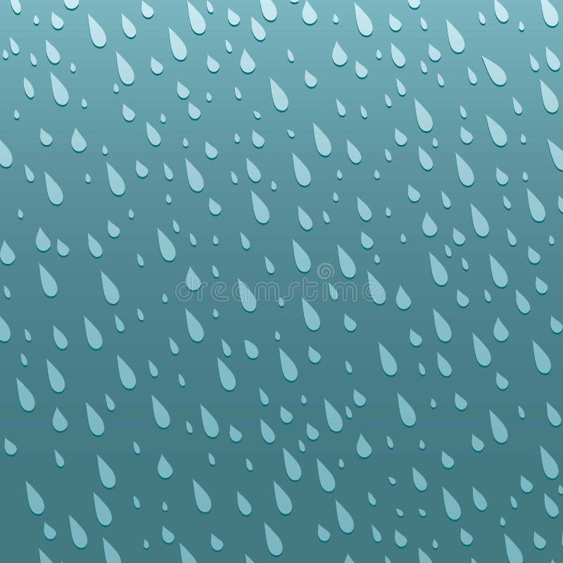 Rain drops pattern vector stock vector. Illustration of environment ...