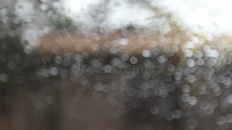 Rain Drops Running Down a Window,Rainy Day Stock Footage - Video of ...