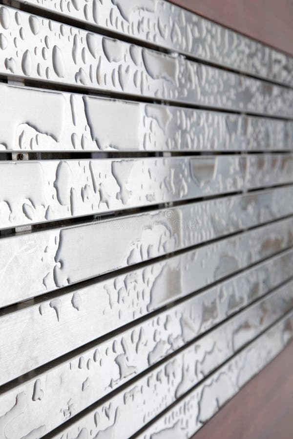 Rain Drops stock image. Image of metal, rain, tilt, drop - 42781085