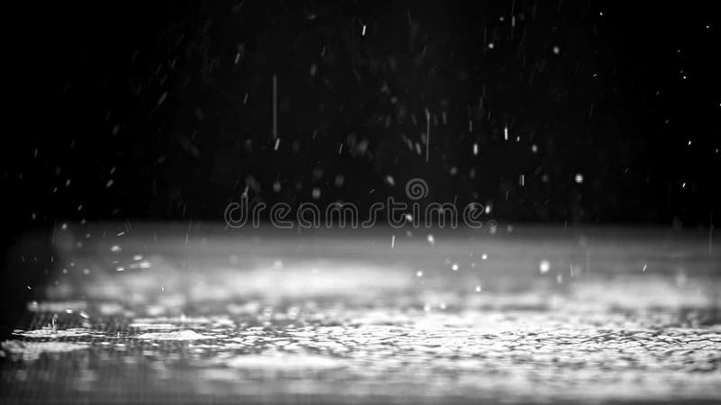 Rain Drops Falling Down on Background View, Stock Footage - Video of ...