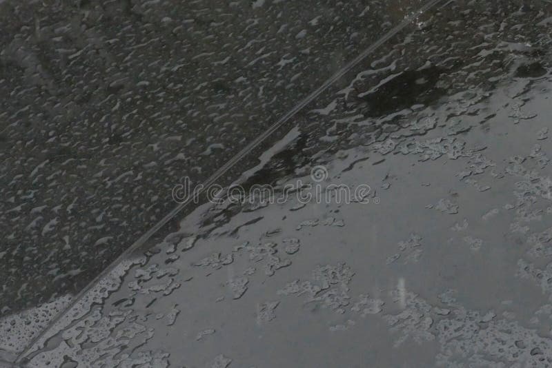 Rain Drops in a Storm on a Road Stock Image - Image of drip, falling ...