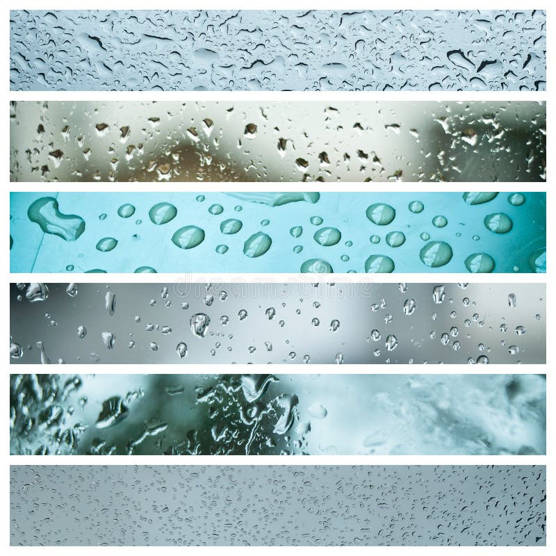 Rain Drops Texture on Window Background Stock Image - Image of ...