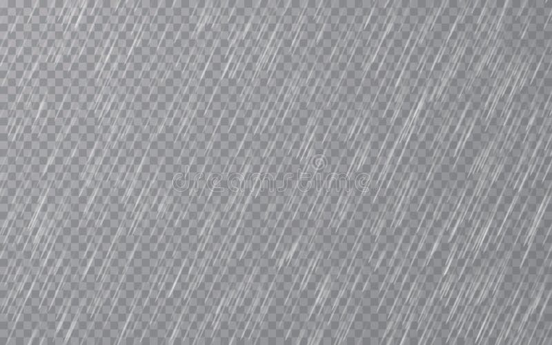 Rain Drops on Transparent Background. Falling Water Drops. Nature ...