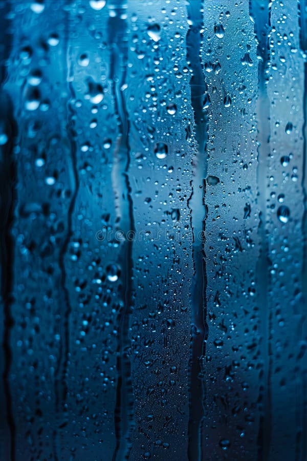 A Window with Drops of Water on it Stock Image - Image of drops, rain ...