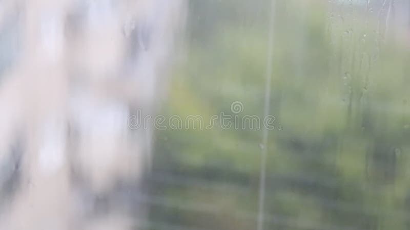 Rain Drops on the Window - Downpour Stock Footage - Video of running ...