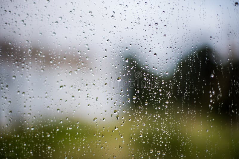 Rain drops in the window stock image. Image of arts - 169384815