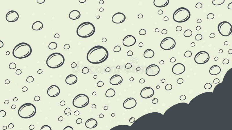 Rain Drops on Window Graphic Design, Vector Design Generative AI Stock ...