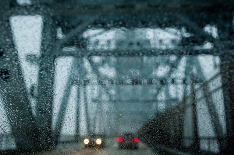 Rain drops on windshield stock image. Image of defocus - 27012739
