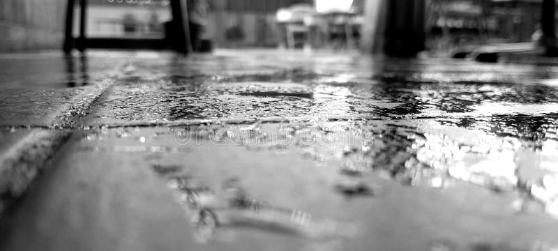 Rain at Dusk Depicts a Sad Mood Stock Photo - Image of mood, depicts ...