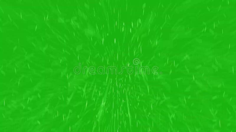 Heavy Rain Falling on the Green Screen Background Animation Stock Video ...