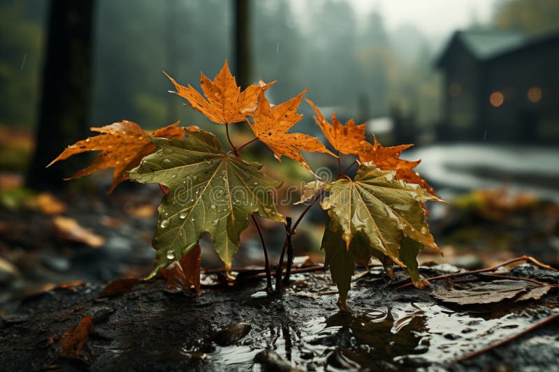 The Rain Falls with a Certain Weight, Each Drop a Miniature Force of ...