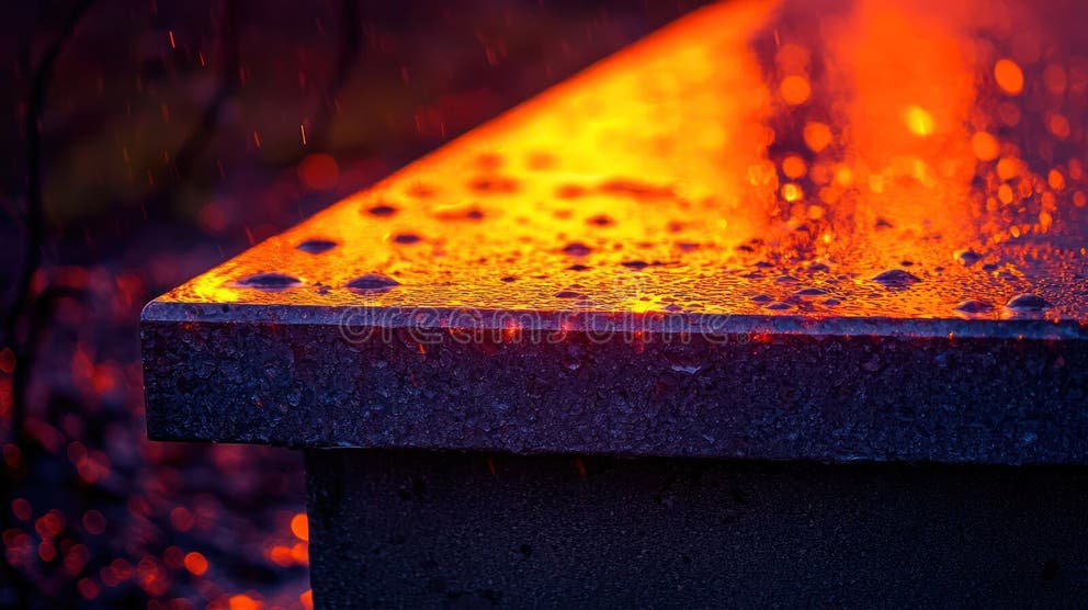 Rain, Fire, Reflection Night, Surface Texture, Outdoors Bokeh, Heat ...