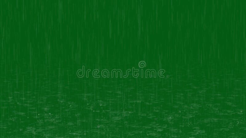 Rain Green Screen Animation, 3D Animation Stock Video - Video of rainy ...
