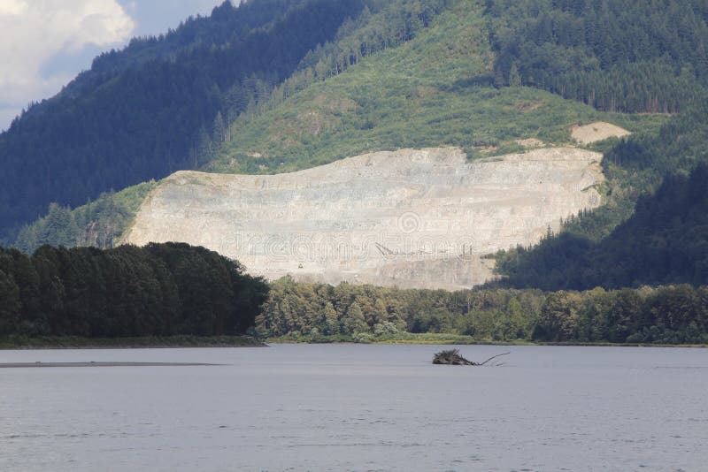 Rain Forest and Open Pit Mining Stock Image - Image of ecologically ...