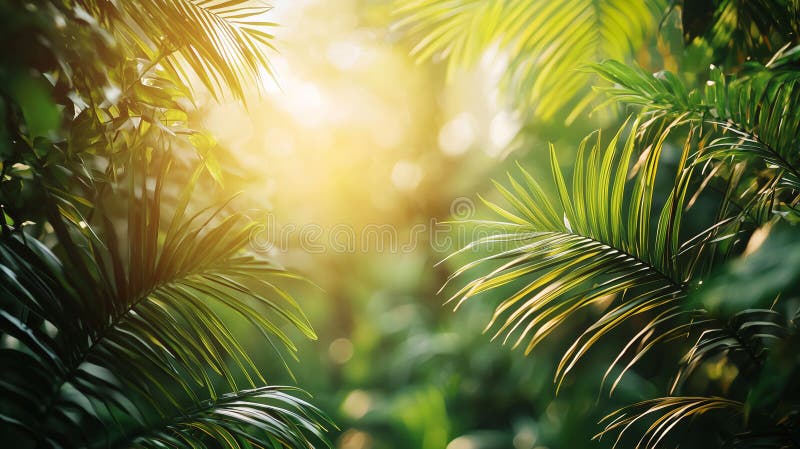 Rain Forest Path in the Deep Jungle. Stock Image - Image of beauty ...