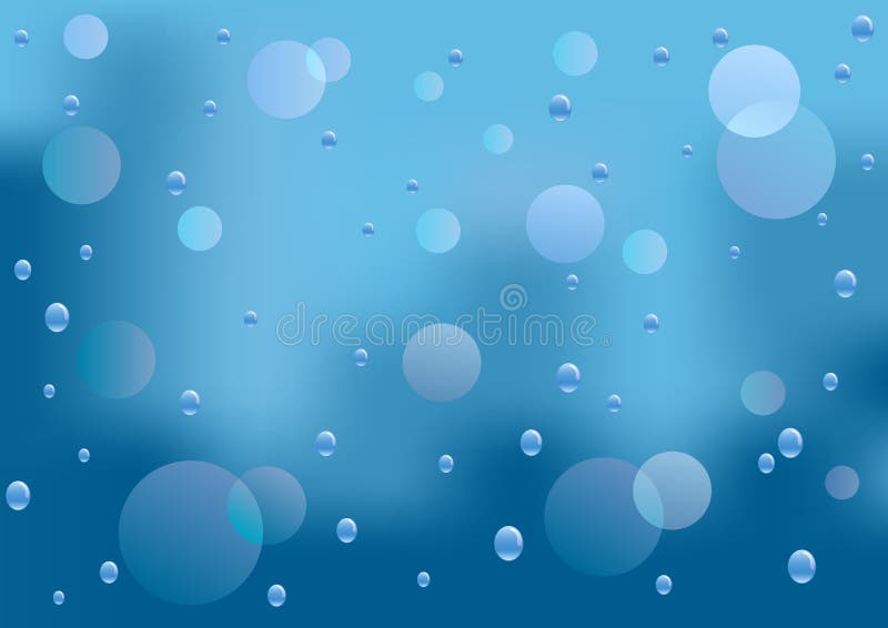 Rain on glass stock vector. Illustration of pattern, raindrop - 10653278