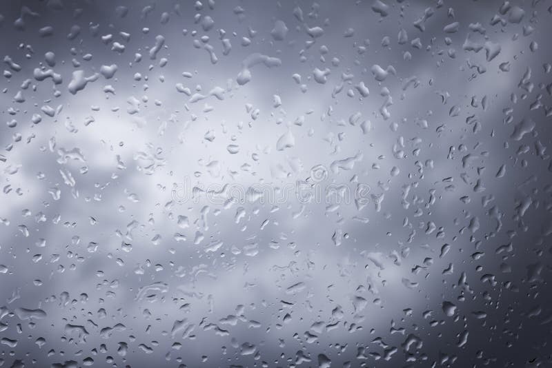 Rain on glass stock photo. Image of blob, fall, moisture - 43850822