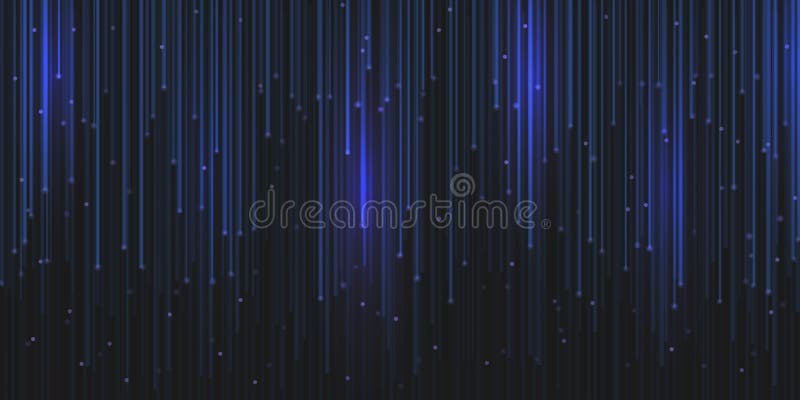 Rain Glitter Particles with Magic Light Sparks Falling Stock Photo ...