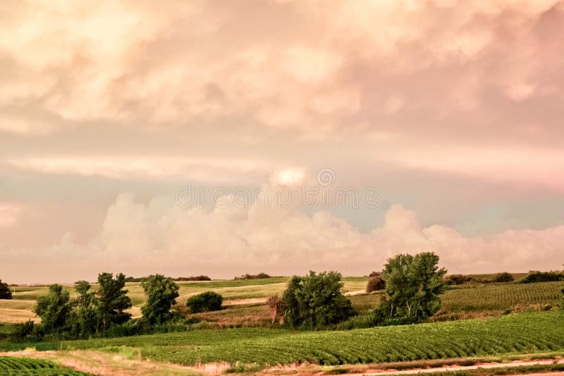 Before a Rain stock photo. Image of fields, nature, meadows - 49112070