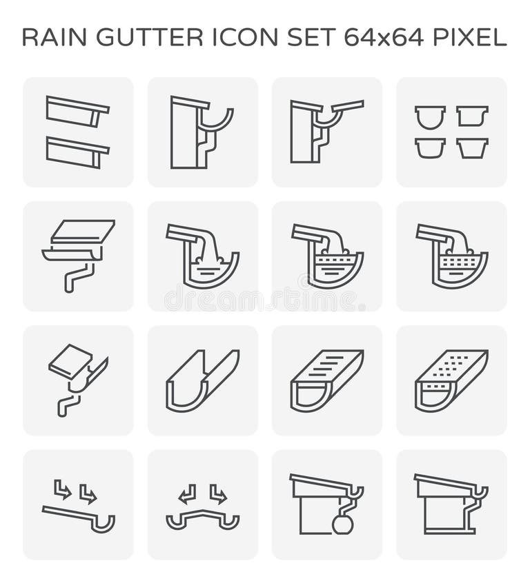Gutter Icon Stock Illustrations – 2,170 Gutter Icon Stock Illustrations ...