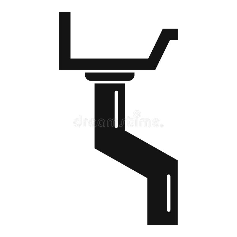 Rain Gutter Icon Outline Style Stock Vector Illustration Of