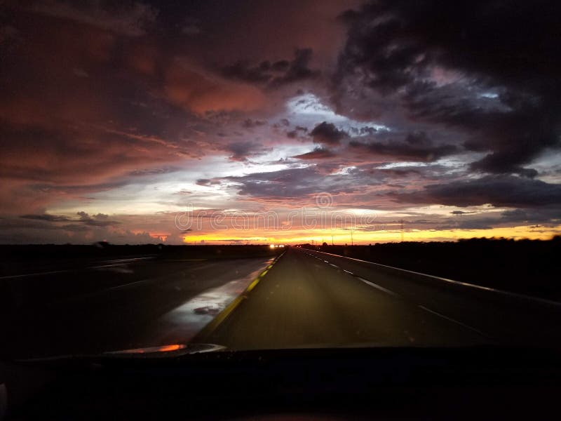 After the Rain has Fallen stock image. Image of sunset - 141922167