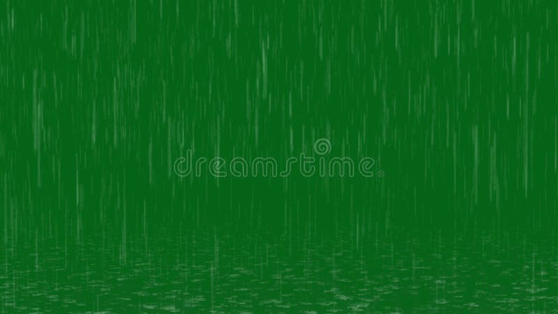 Rain High Quality Green Screen Footage 4k Bacground Stock Video - Video ...