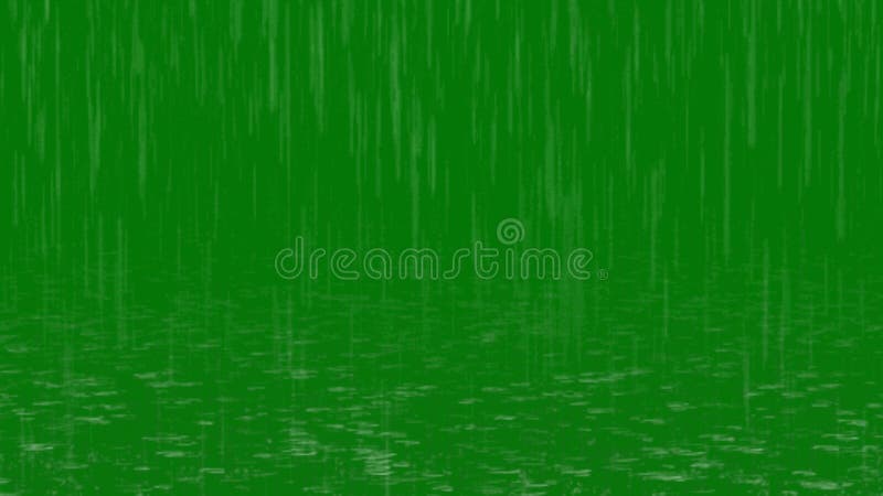 Rain High Quality Green Screen Footage 4k Bacground Stock Video - Video ...