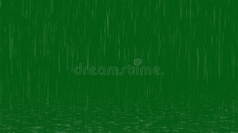 Rain High Quality Green Screen Footage 4k Bacground Stock Video - Video ...
