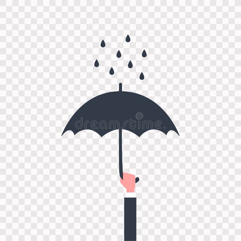 Rain Icon - Stock Vector Illustration Stock Illustration - Illustration ...
