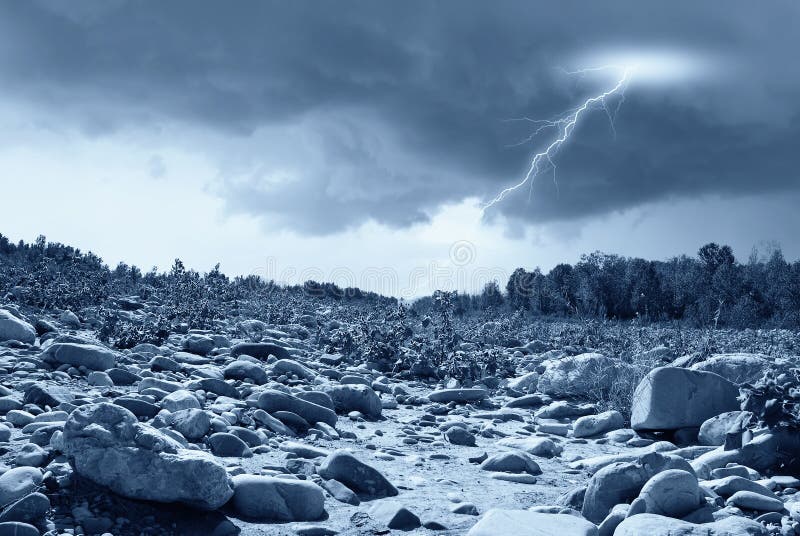 Rain incoming stock image. Image of environmental, climate - 22214265