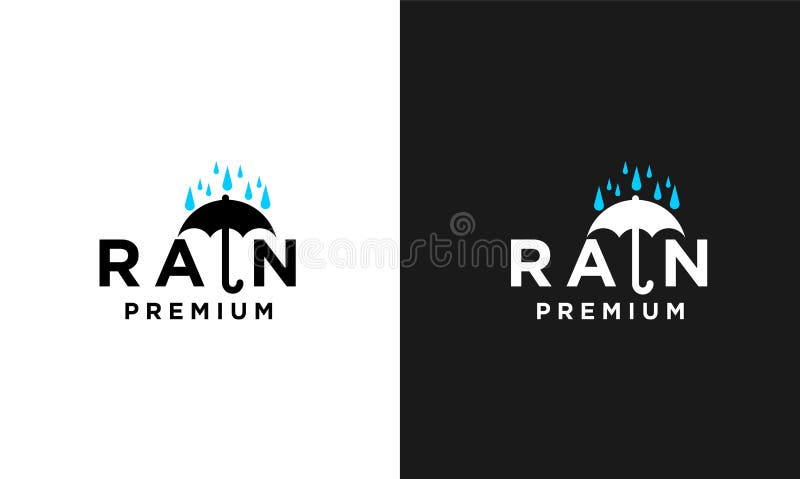 Rain Letter R Logo Icon Design Modern Logo Stock Illustration ...