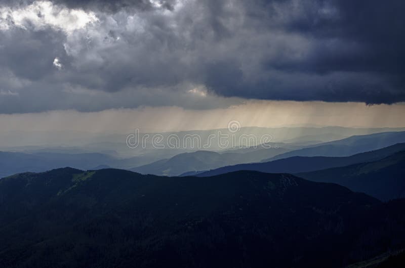Rain of light stock image. Image of detail, hills, rain - 26346403