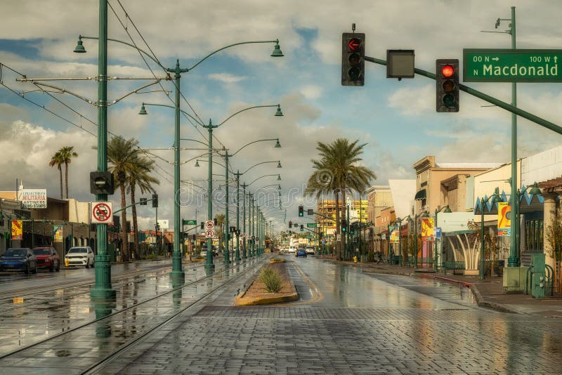After the rain in Mesa stock photo. Image of blue, urban - 367588308