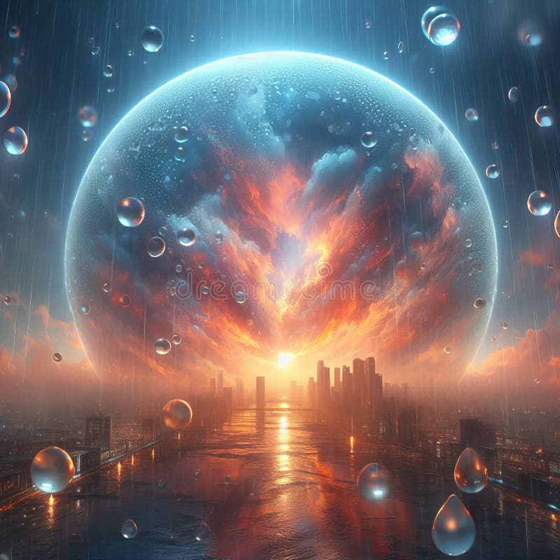 195 26 Rain Mirage a Mirage Phenomenonobserved during or after Stock ...