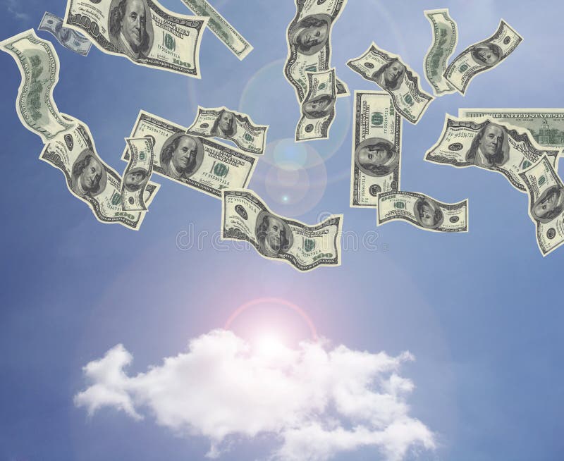 Thinking about Money stock illustration. Illustration of wealth - 5535281