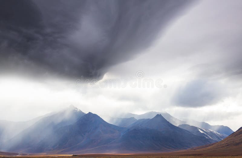 Rain in mountains stock image. Image of view, crop, summer - 260908285
