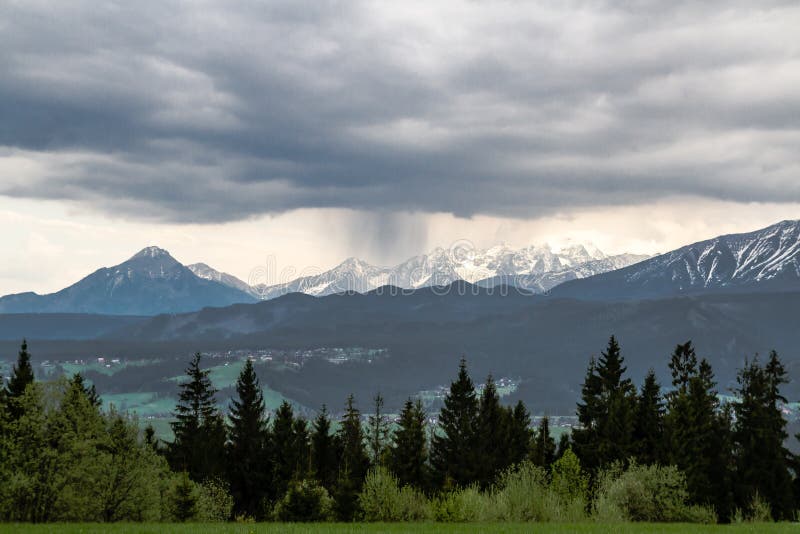 Rain in the mountains stock photo. Image of rocky, nature - 40542840