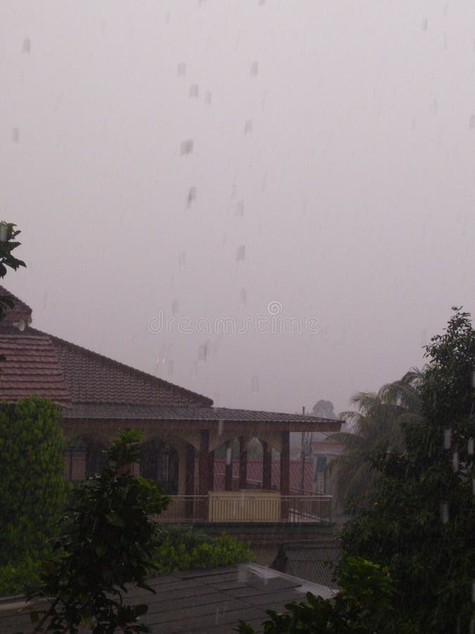 Rain off the day stock image. Image of tower, snow, window - 262878517