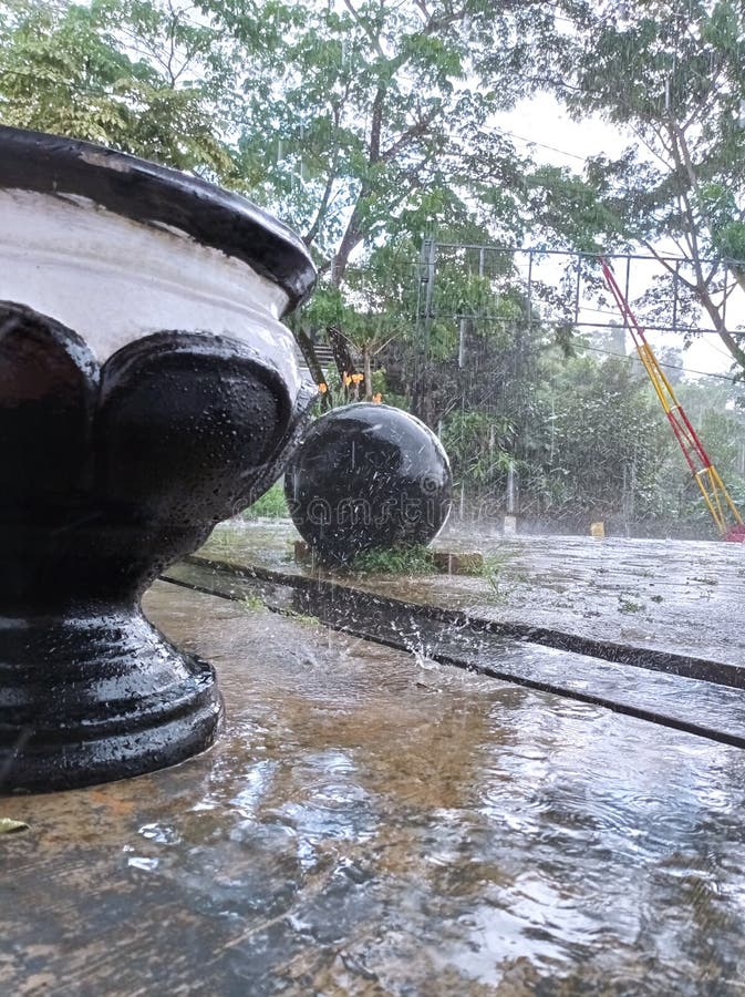 Rain in the office stock photo. Image of sculpture, office - 227031872