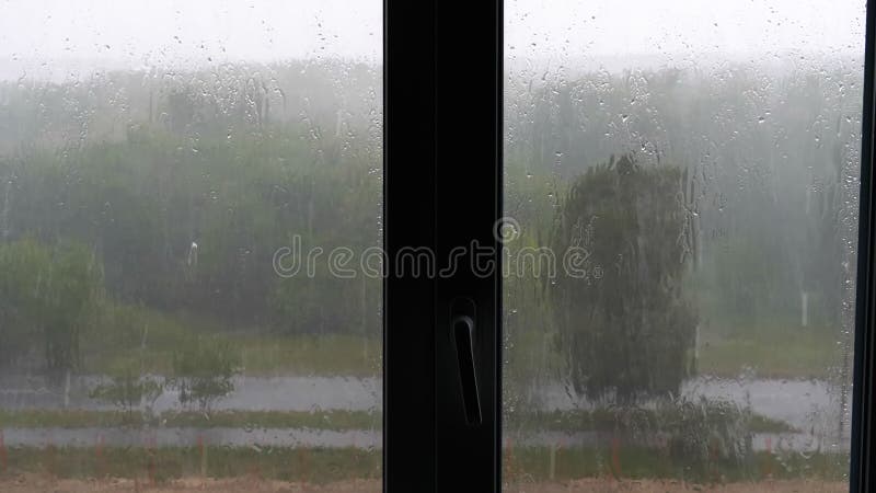 Outside the Window is Sunny Day. Young Mother Shows Daughter How To ...