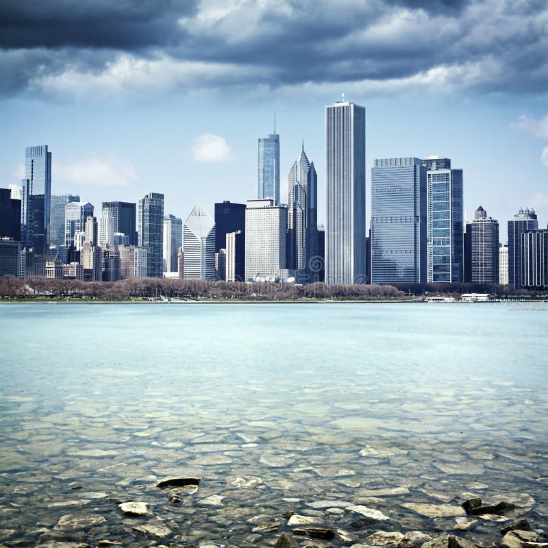 Rain over big lake stock photo. Image of relaxation, fresh - 20112916