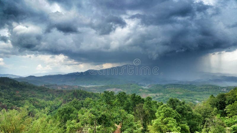 Rain over Earth stock photo. Image of myanmar, earth - 77260508
