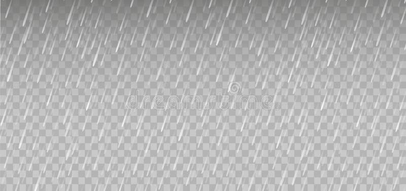 Rain. Overlay Isolated on Background. Rain Drops Stock Vector ...