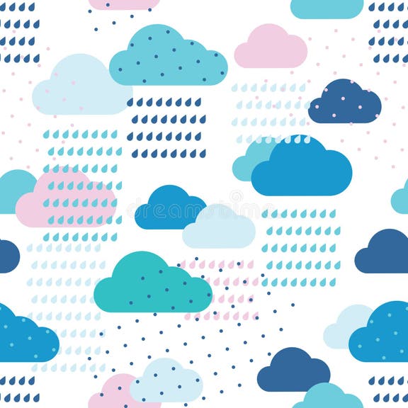 Rain pattern stock vector. Illustration of pattern, drop - 27284756