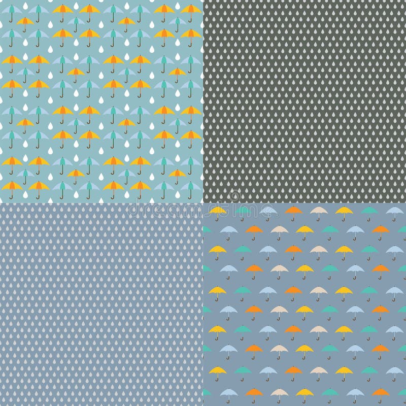 Rain pattern stock vector. Illustration of paper, rain - 74696814